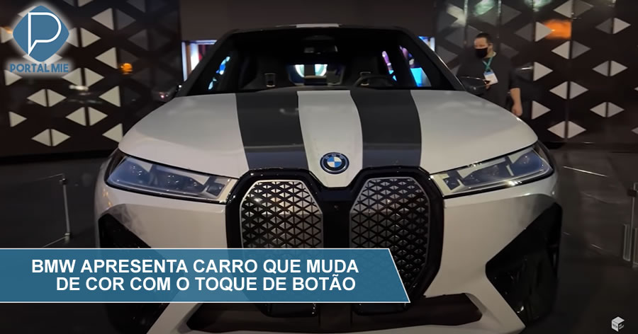 BMW apresenta carro que muda de cor com apenas um toque - Portal Mie