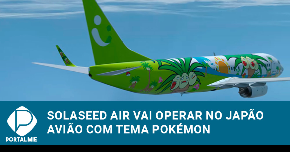 Companhia aérea japonesa vai operar avião com tema Pokémon - Portal Mie