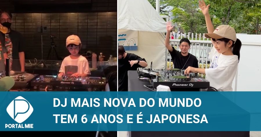 Japonesinha entrou no Guinness como a mais nova DJ do mundo - Portal Mie