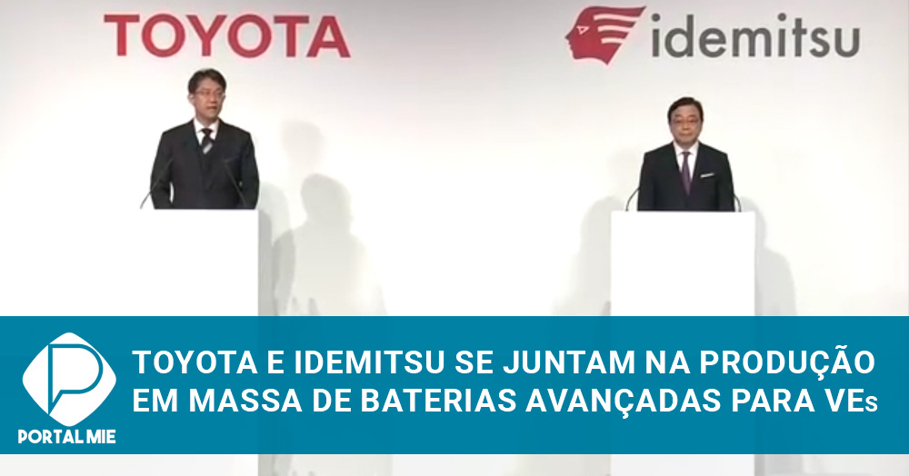 Toyota e Idemitsu vão desenvolver baterias de veículos elétricos de ...