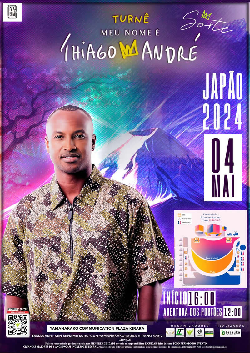 Thiaguinho traz a Turnê 'Meu Nome é Thiago André' para o Japão - Portal Mie