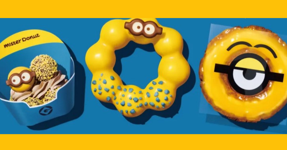 Novos donuts da Misdo capturam toda a diversão e confusão dos Minions ...