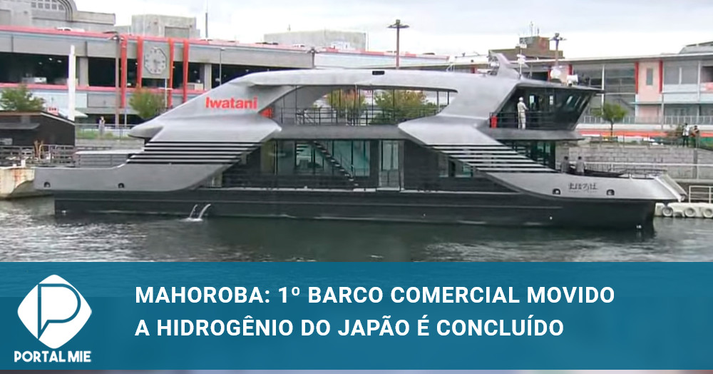 Primeira embarcação comercial movida a hidrogênio vai zarpar durante a ...