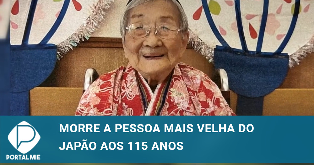 Pessoa mais velha do Japão morre aos 115 anos - Portal Mie