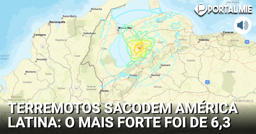 Sequência de fortes terremotos na América Latina, sem risco de tsunami ...